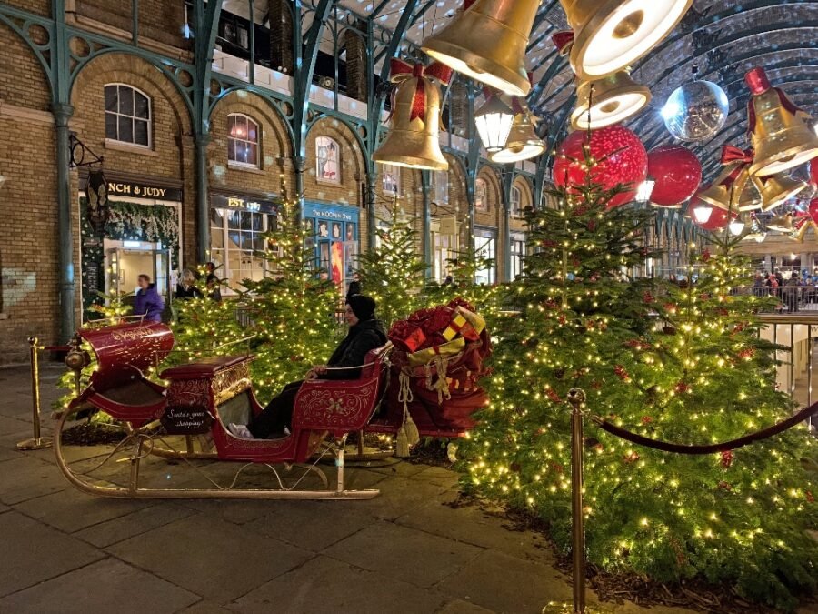 OS MELHORES LUGARES PARA VER AS LUZES DE NATAL DE LONDRES